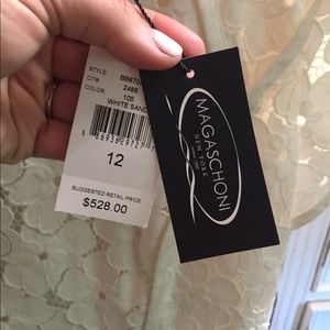 Magaschoni | Dresses | Magaschoni White Lace Dress Nwt Size 2 | Poshmark